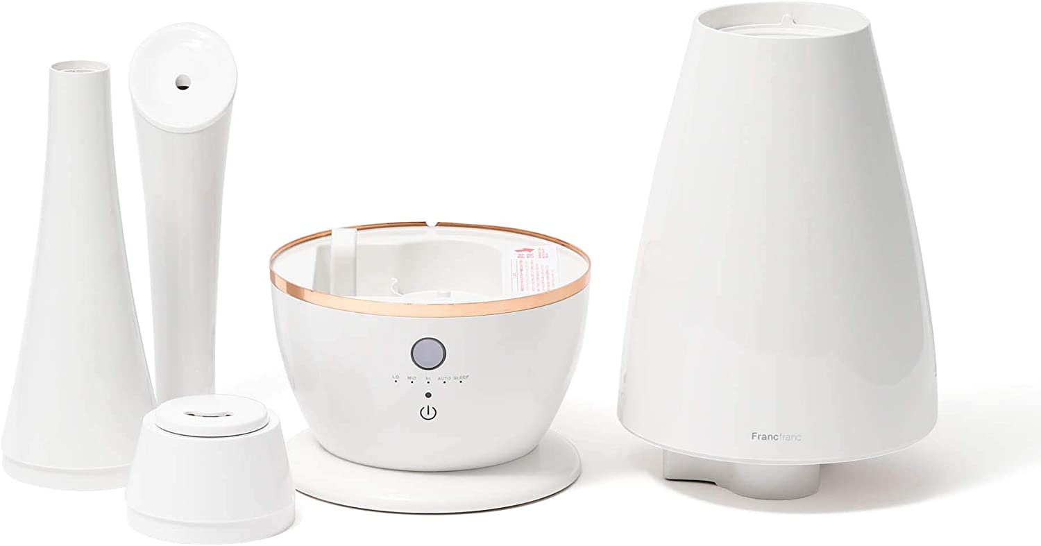 フランフラン シレーヌ 超音波式2WAY加湿器 5L ホワイト - monopra（モノプラ）